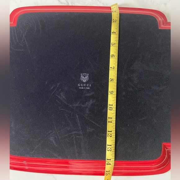 Gucci | Accents | Authentic Gucci Tray Snake Design Serving Decor Tray ...